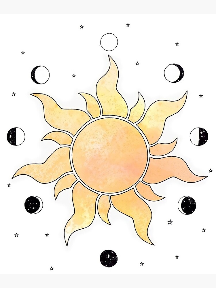 "Gold Tangled Sun, Moon, & Stars" Canvas Print by kellybdisney | Redbubble