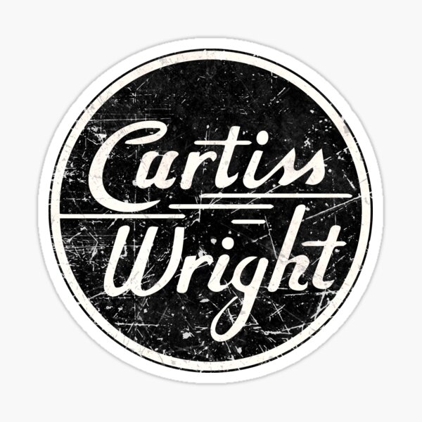"Curtiss Wright Vintage Aviation Company" Sticker for Sale by quark ...