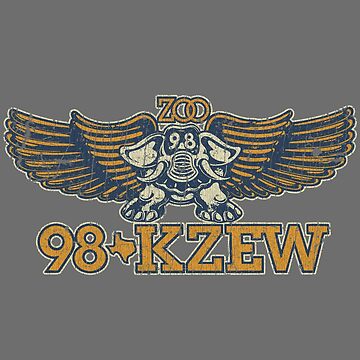 "KZEW 98 Dallas 1973" Sticker for Sale by AstroZombie6669 | Redbubble