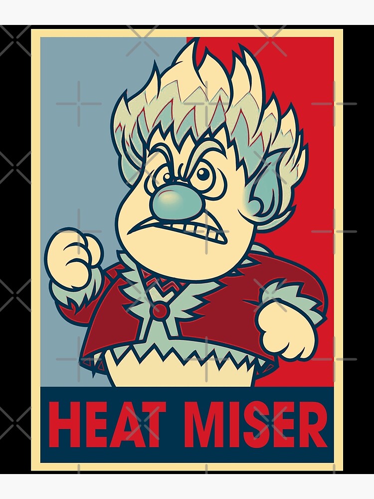 "angry heat miser brothers ugly christmas sweater art" Poster for Sale ...