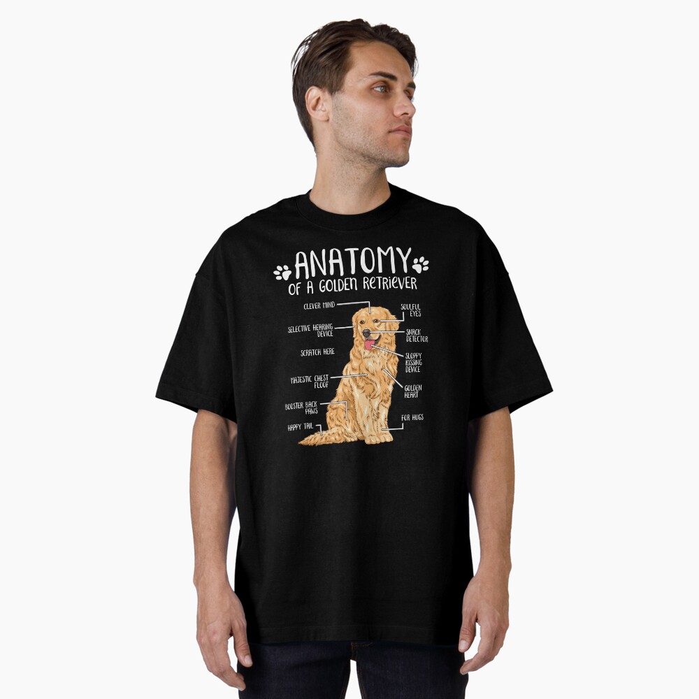 "Funny Golden Retriever Anatomy Dog Owner Dog Lover" Sticker for Sale by la-nynx | Redbubble