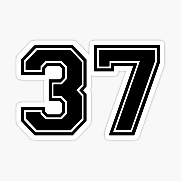 Number 37 Stickers | Redbubble