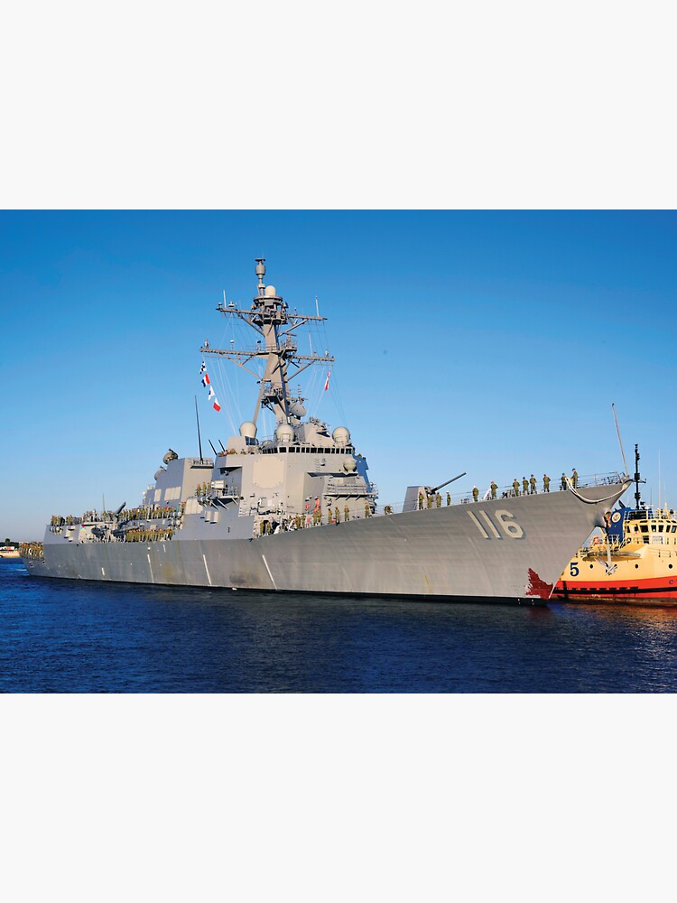 "USS THOMAS HUDNER (DDG-116) SHIP'S STORE" Sticker by militarygifts ...