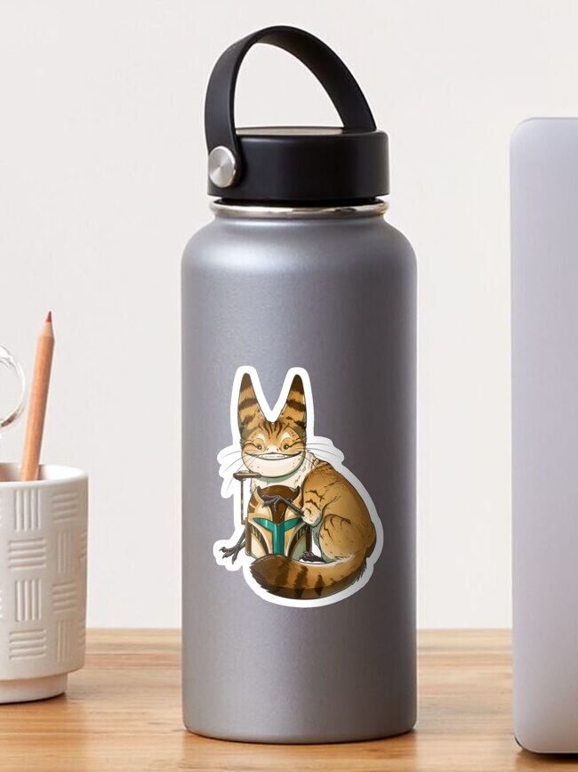 "Loth cat mando " Sticker for Sale by doodlebethel | Redbubble