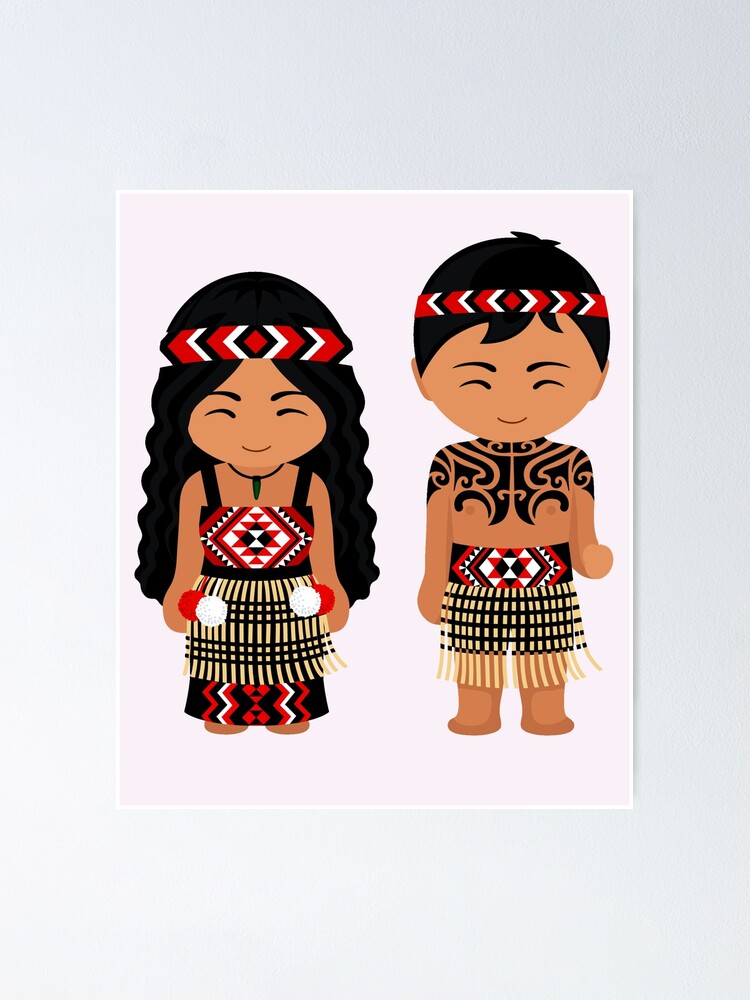 Maori Culture Cartoon