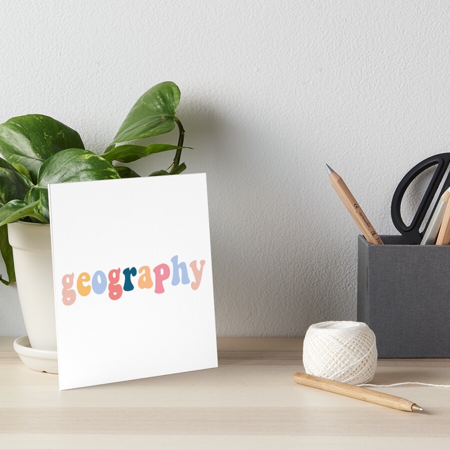 "geography" Sticker for Sale by hyallthetime | Redbubble