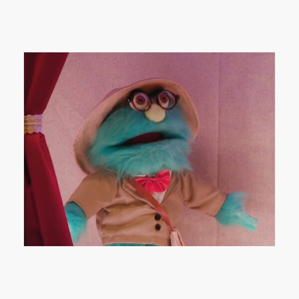 "Puppet History The Professor Face" Photographic Print by Nerimen ...