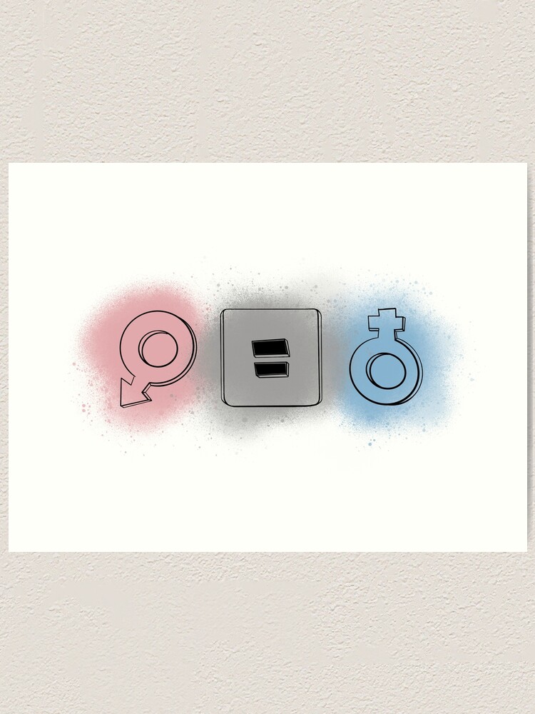 "Gender Equality Spray Paint Logo" Art Print for Sale by ...