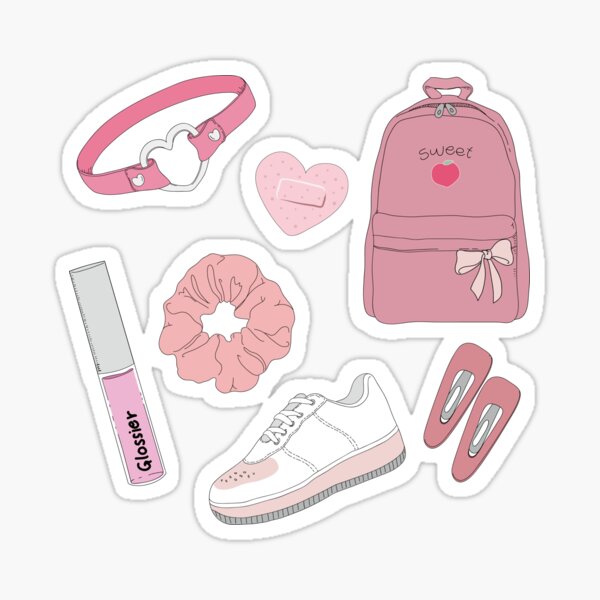 "Soft girl aesthetic, VSCO sticker" Sticker by honyang | Redbubble