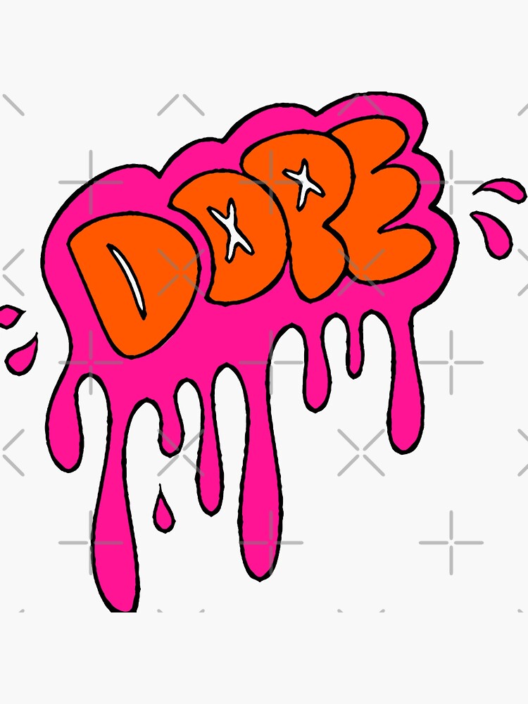 "DOPE STICKER" Sticker for Sale by ava-olivia | Redbubble