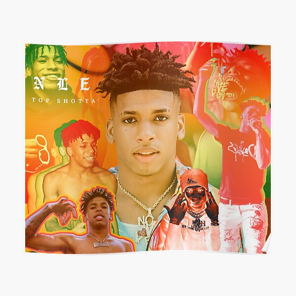 Póster «NLE Choppa | Collage de oscuro a claro» de HaysMolm | Redbubble