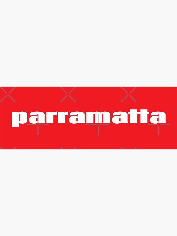 "Parramatta" Sticker for Sale by ProjectX23 | Redbubble