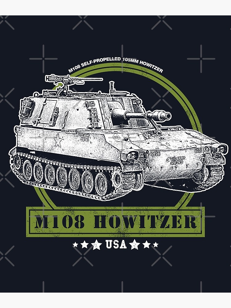 "M108 Howitzer SPG" Poster for Sale by RycoTokyo81 | Redbubble