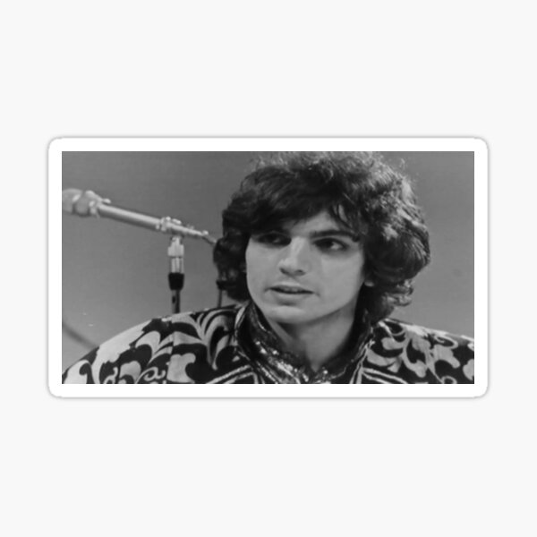 "SYD BARRETT PINK FLOYD" Sticker for Sale by Crimsonandroses | Redbubble