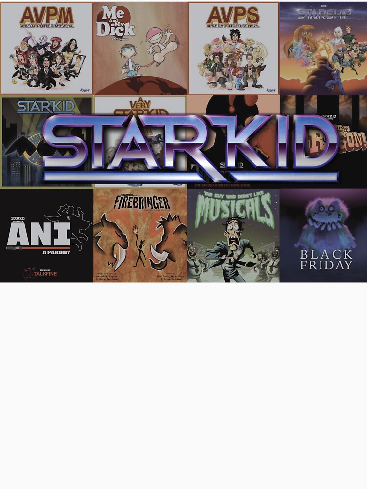 "Starkid All Shows Logo" T-shirt for Sale by broadwaycantdie ...