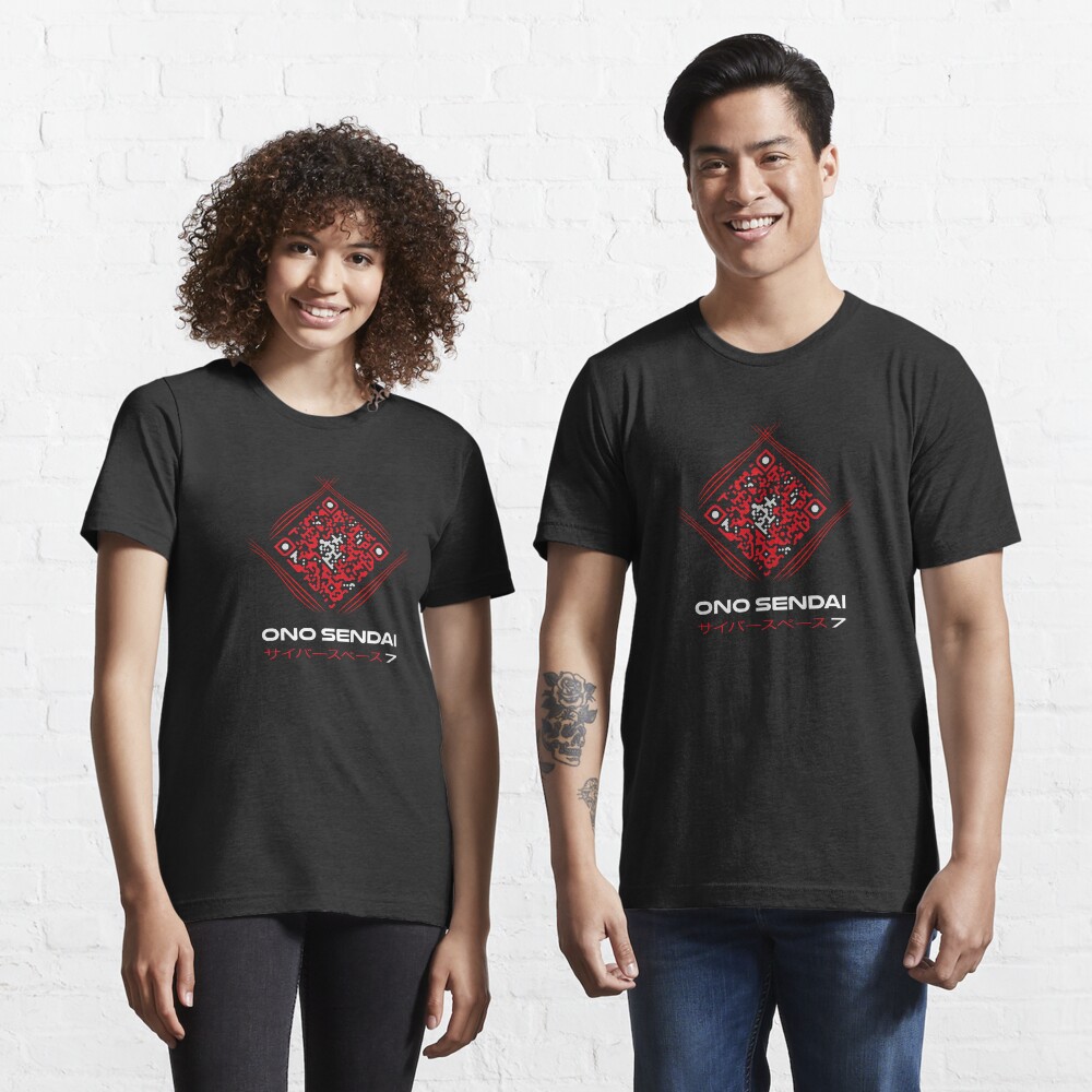 "Ono Sendaï Cyberspace 7 Diamond QR" T-shirt for Sale by iBiLAB | Redbubble | cyberpunk t-shirts ...