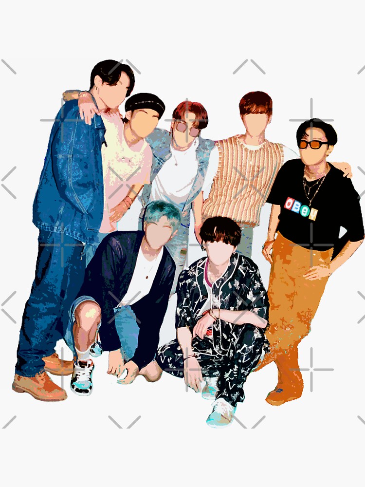 "BTS, dynamite" Sticker by wasabigraphic | Redbubble