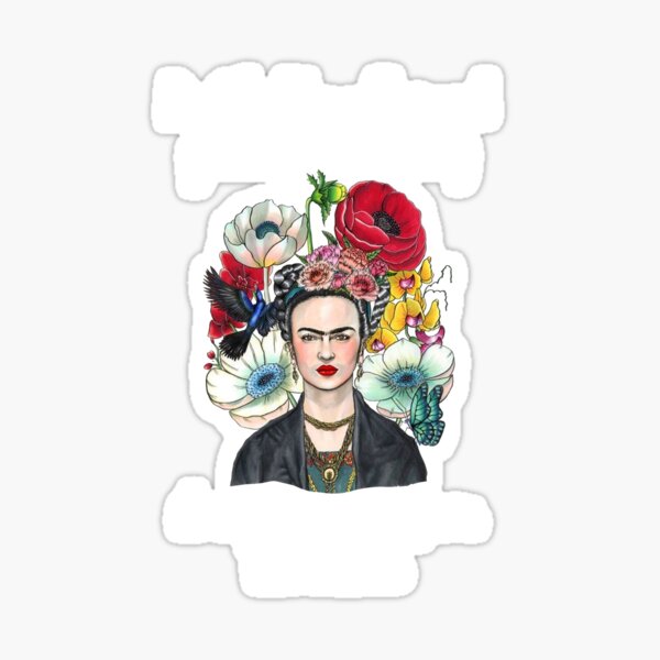 Pegatina «Desde el interior del arte de la pintora Frida Kahlo para ...