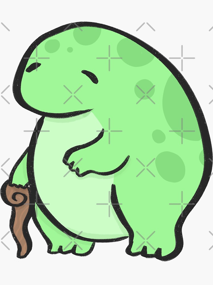 "Elderly frog" Sticker for Sale by IcyBubblegum | Redbubble