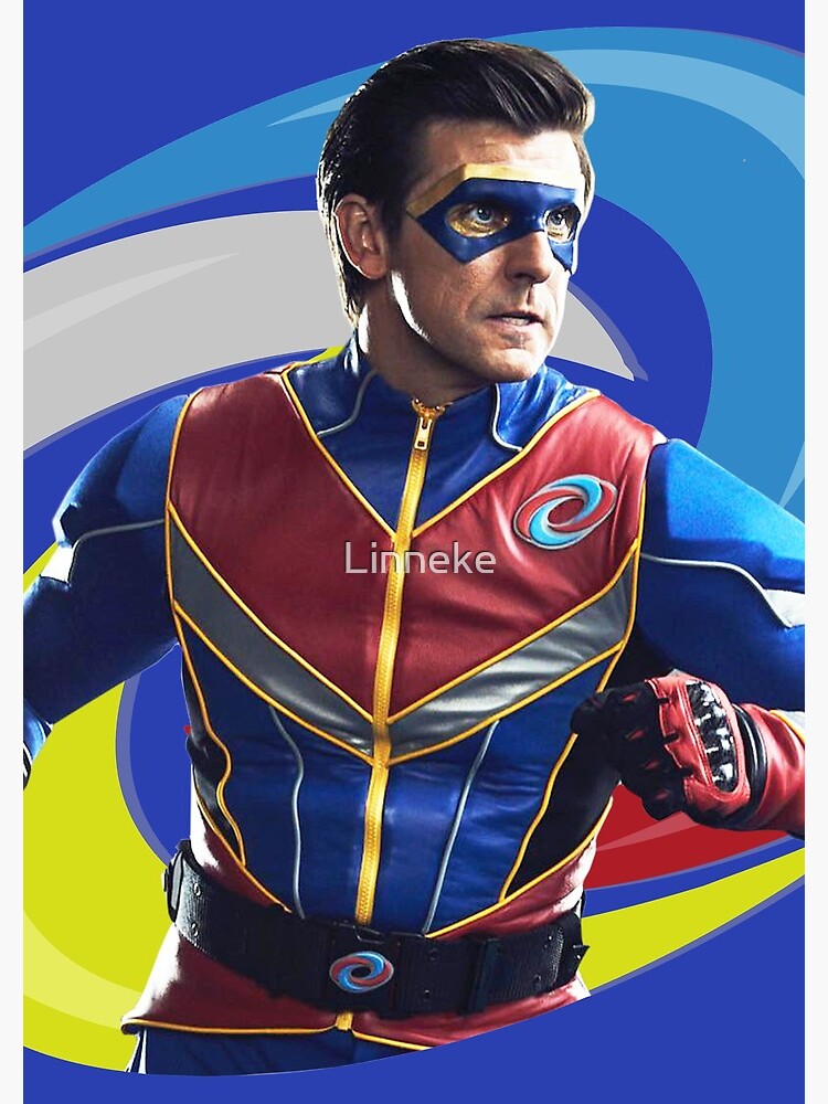 "Captain Man - Ray - Logo" Spiral Notebook for Sale by Linneke | Redbubble