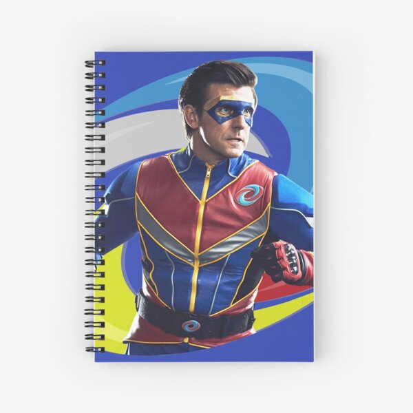 "Captain Man - Ray - Logo" Spiral Notebook for Sale by Linneke | Redbubble