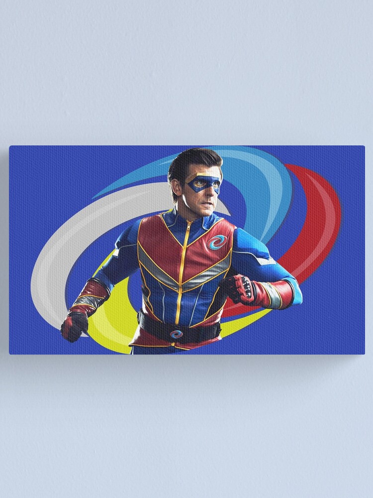 "Captain Man - Ray - Logo" Canvas Print by Linneke | Redbubble