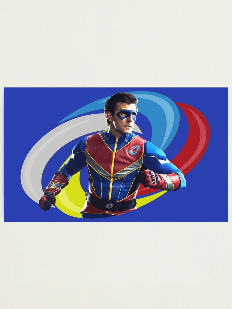 "Captain Man - Ray - Logo" Photographic Print by Linneke | Redbubble
