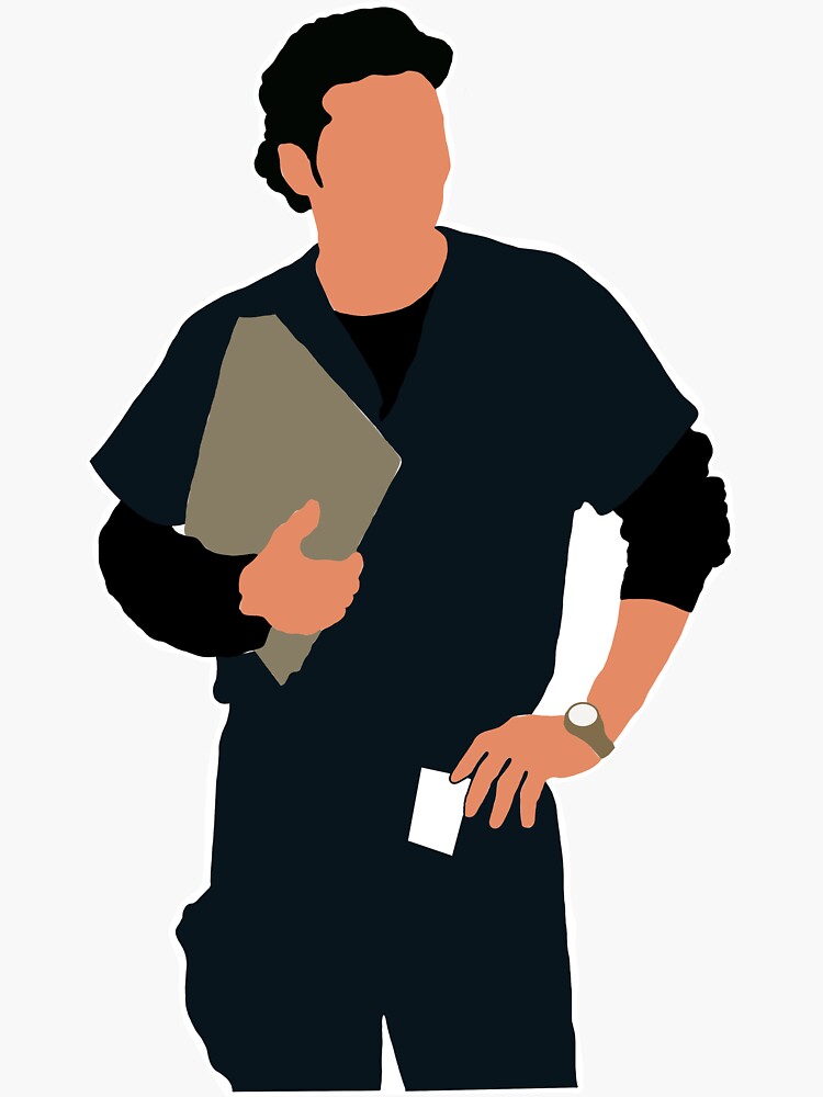"Derek Shepherd Sticker " Sticker for Sale by isabellafierro | Redbubble