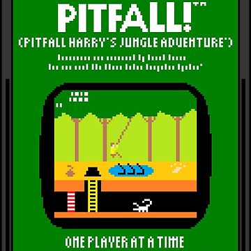 "Pixel Pitfall!" Sticker for Sale by Vampireslug | Redbubble