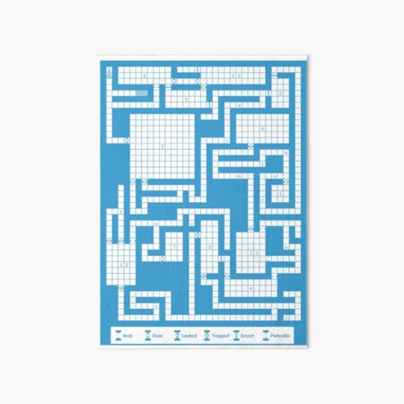"Old School RPG Map" Art Board Print for Sale by Vampireslug | Redbubble