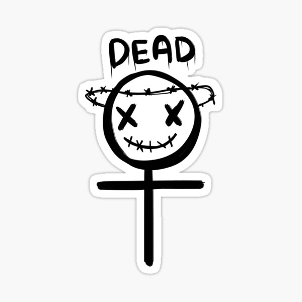 "Dead Stickman" Sticker for Sale by BananaWana | Redbubble