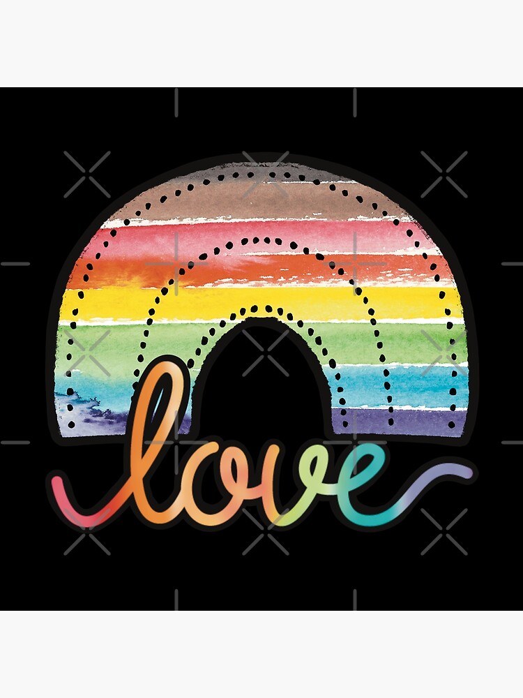 "Philly inclusive pride rainbow love LGBTIQ" Poster by noffens-place ...
