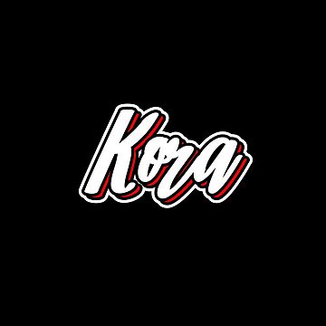 "Kora first name - hand lettering design" Art Board Print by sulies ...