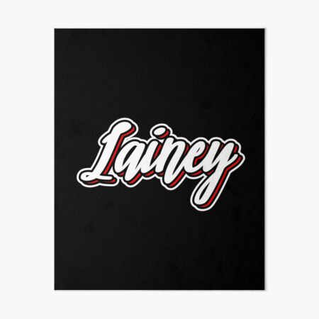 "Lainey first name - hand lettering design" Art Board Print by sulies ...