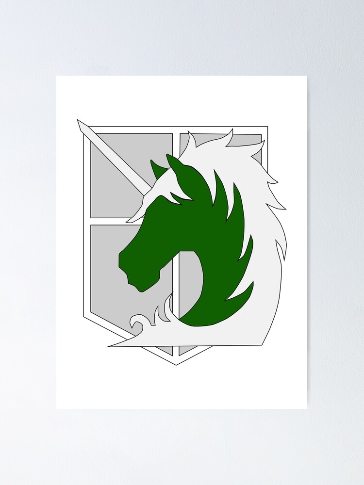 "Military Police Logo AOT" Poster for Sale by Junaidah | Redbubble
