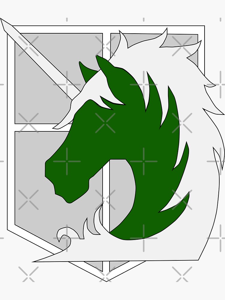 "Military Police Logo AOT" Sticker for Sale by Junaidah | Redbubble