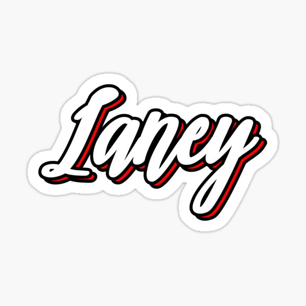 "Laney first name - hand lettering design" Sticker for Sale by sulies ...