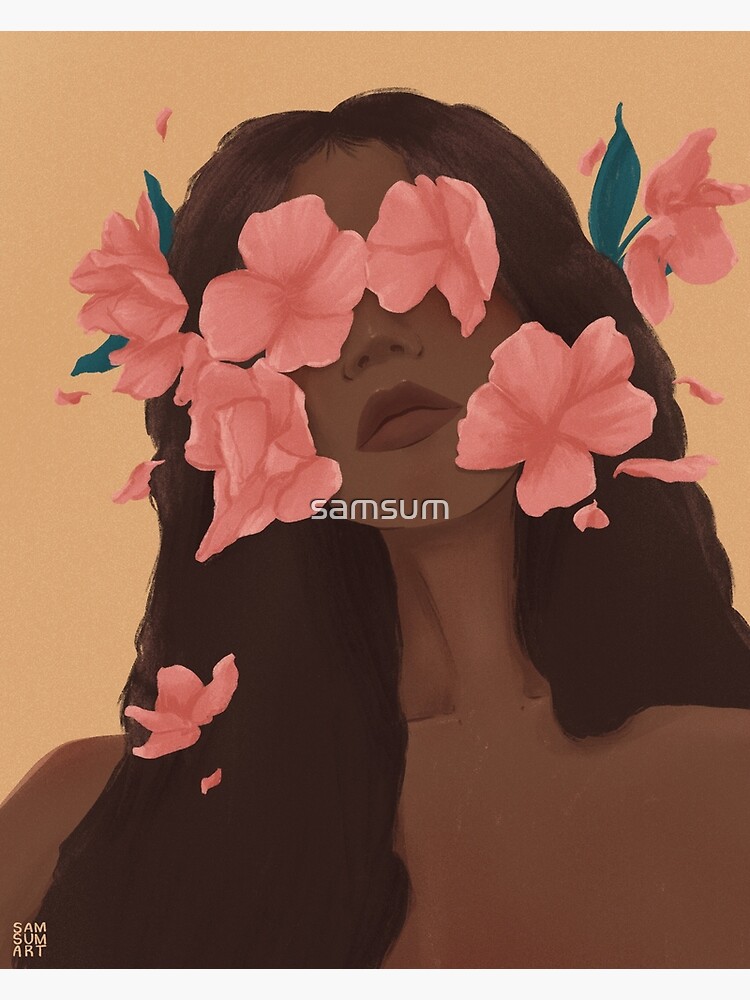 "See The Flowers In My Eyes" Art Print by samsum | Redbubble
