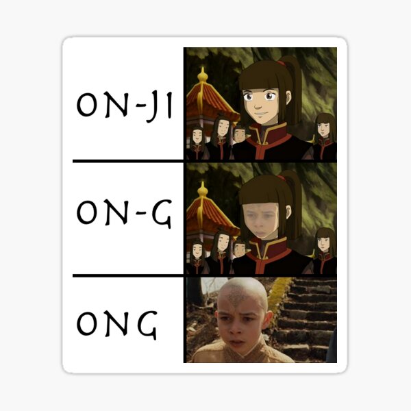 "My Name Is OONG?" Sticker for Sale by T3amAvatar | Redbubble