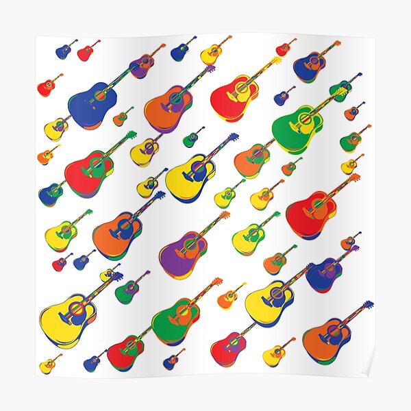 "Gitter | Music | love | color" Poster for Sale by projjall | Redbubble