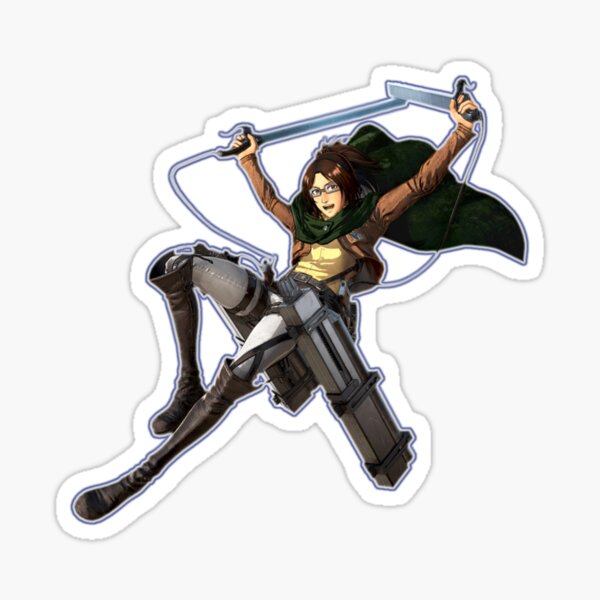 Sticker « SNK Hange Hansi Zoe », par Y-O-D | Redbubble