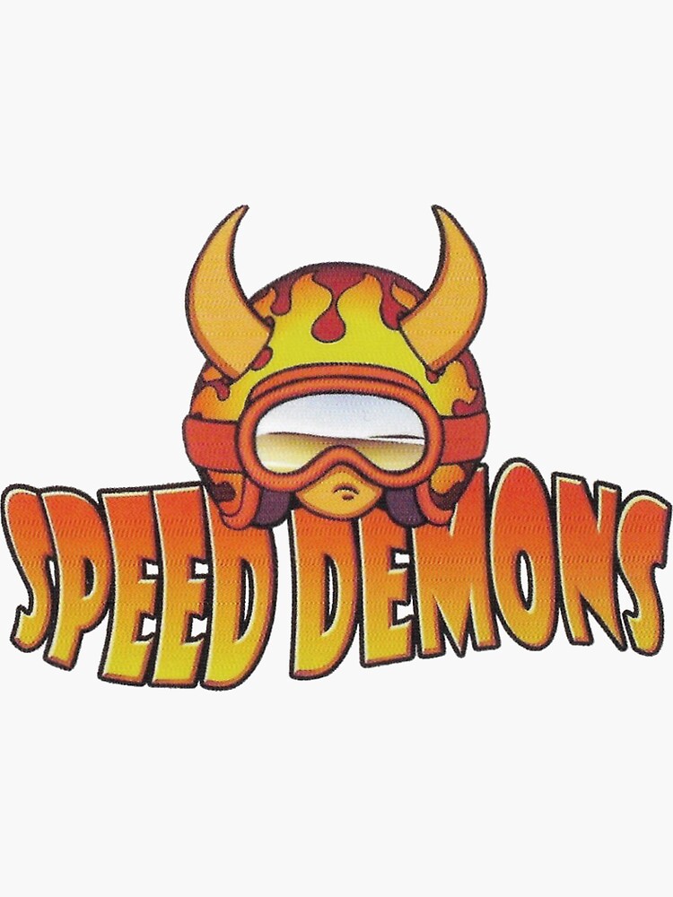 "Helmet boy, speed demons skateboard t shirt design." Sticker for Sale ...