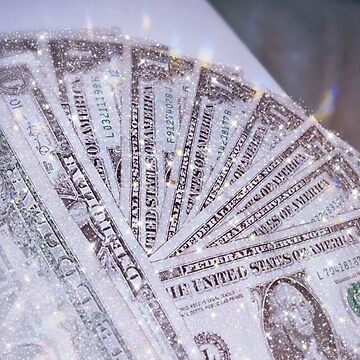 "Glitter Money" Art Print for Sale by MadeByMishkaN | Redbubble