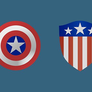 "Cap's Shields" Sticker for Sale by silverman00 | Redbubble