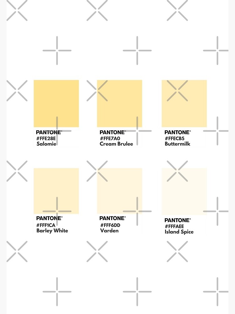 "Pastel yellow palette pantone color swatch" Journal for Sale by ...