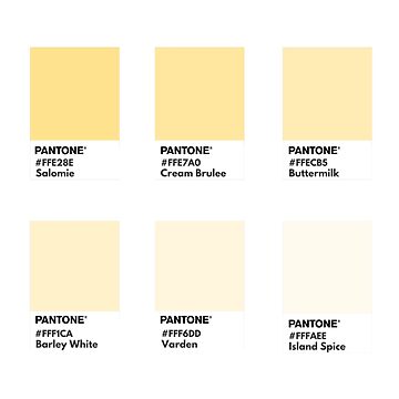 Lámina fotográfica for Sale con la obra «Paleta de color amarillo ...