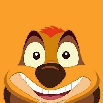 "Timon lion king face cartoon" Poster for Sale by Sovikgoswami | Redbubble