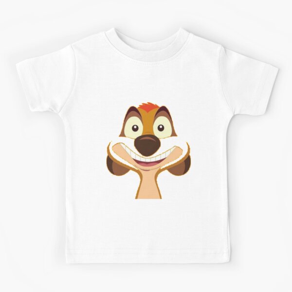 Camiseta para niños «Dibujos animados de cara de Timon Lion King» de ...