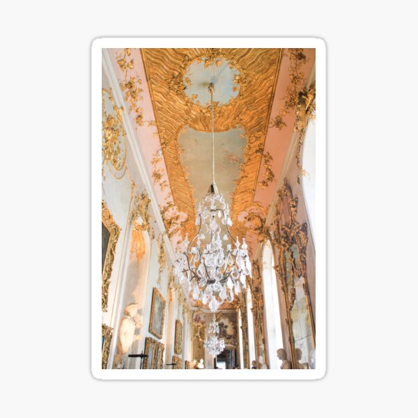 "Pink and Gold European Castle" Sticker for Sale by AlexandraStr ...