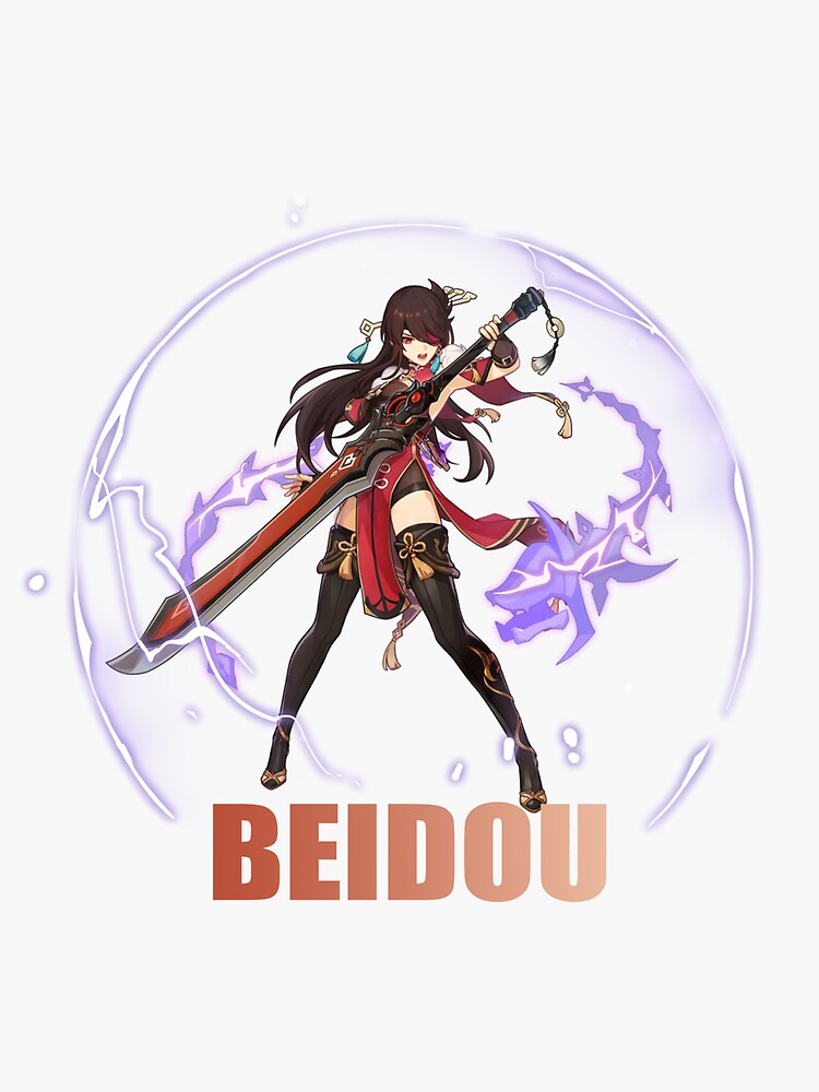 "Genshin Impact - beidou" Sticker by Stafford96 | Redbubble